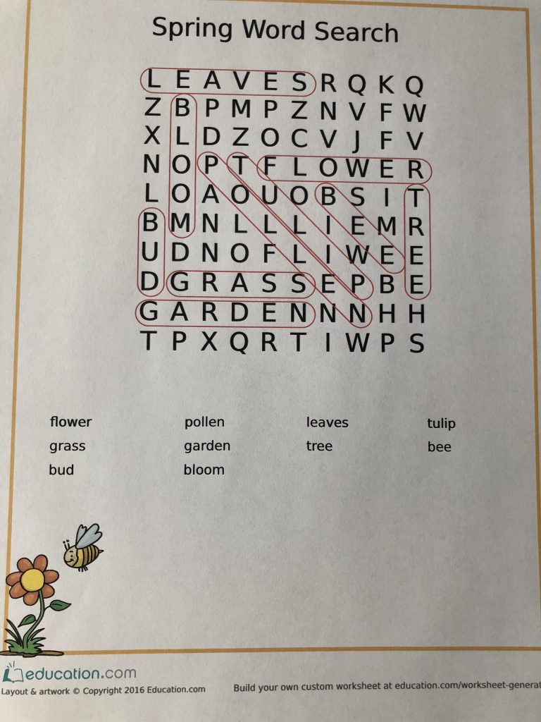 Spring Spelling Skills | The Mommy Rundown
